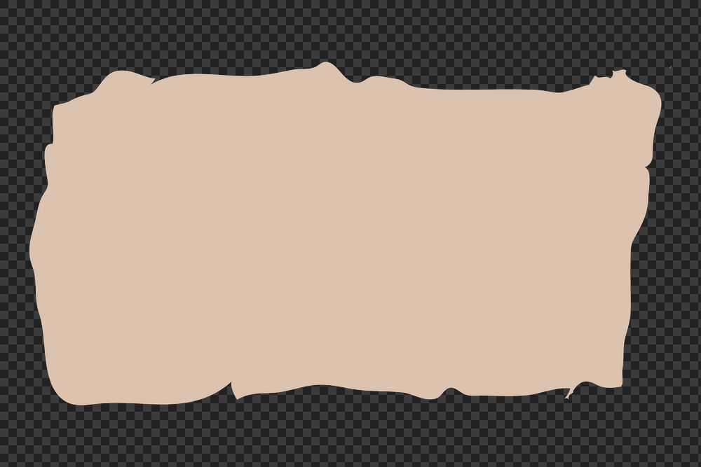Brown rectangle shape png sticker, | Premium PNG - rawpixel