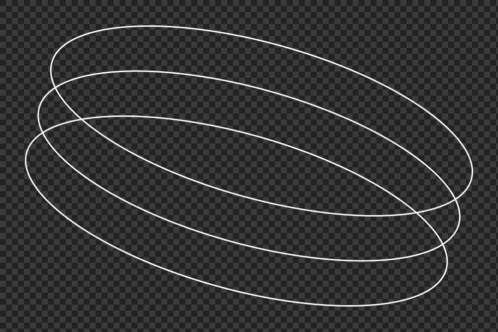 Overlapping circles png sticker, transparent | Premium PNG - rawpixel