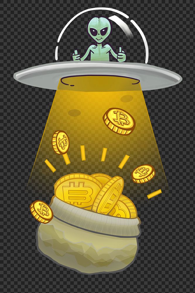 Alien stealing money png sticker, | Premium PNG Illustration - rawpixel