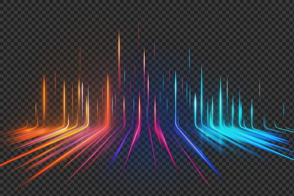 PNG Colorful glowing lines backgrounds | Free PNG - rawpixel