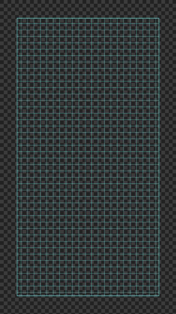 Blue grid png rectangle shape, | Premium PNG - rawpixel