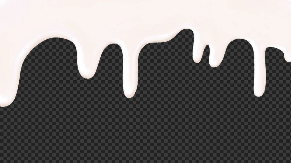 Melting icing texture png border, | Premium PNG - rawpixel