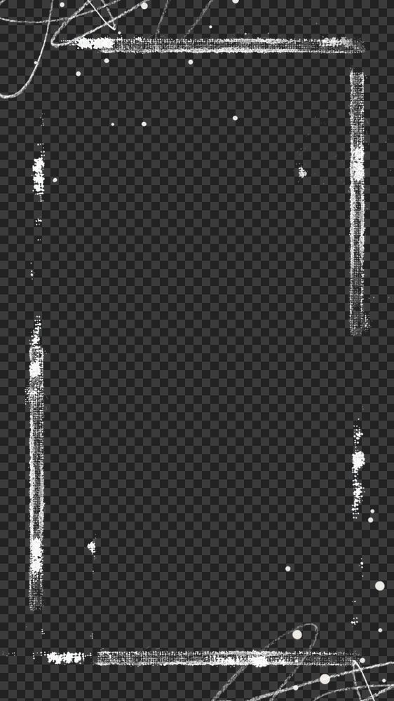 White ink frame png, transparent | Premium PNG - rawpixel