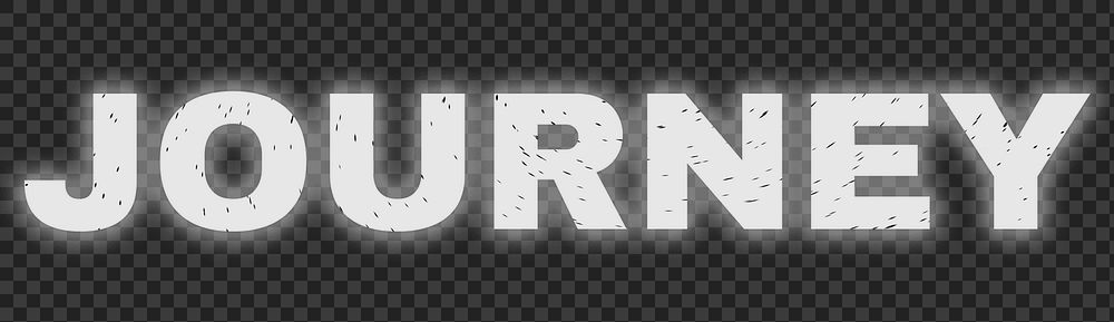 Abstract png word JOURNEY png | Free PNG Sticker - rawpixel