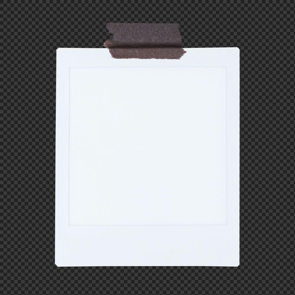 Instant photo png frame, simple | Premium PNG - rawpixel