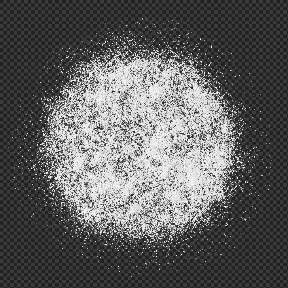 White powder png, round badge | Premium PNG - rawpixel