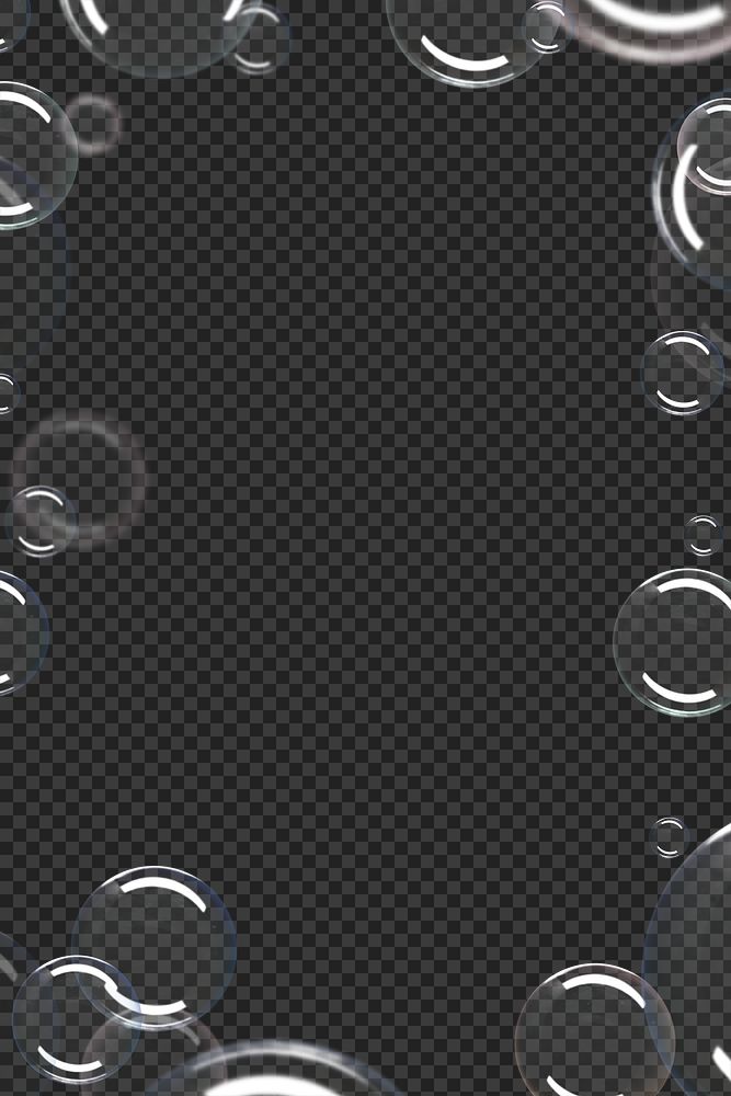 Transparent soap bubble frame design | Free PNG - rawpixel