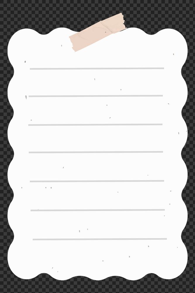Digital note png element lined | Premium PNG Sticker - rawpixel