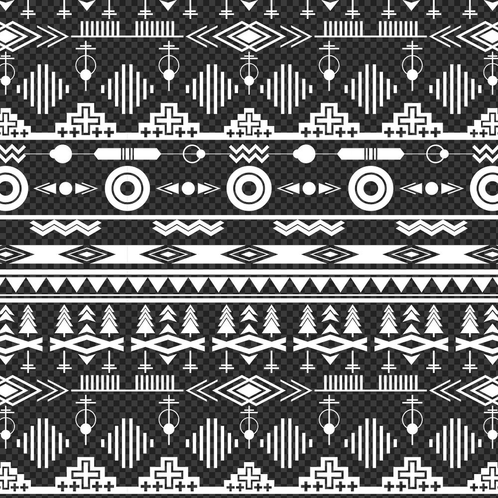 Tribal pattern png, transparent background, | Free PNG - rawpixel