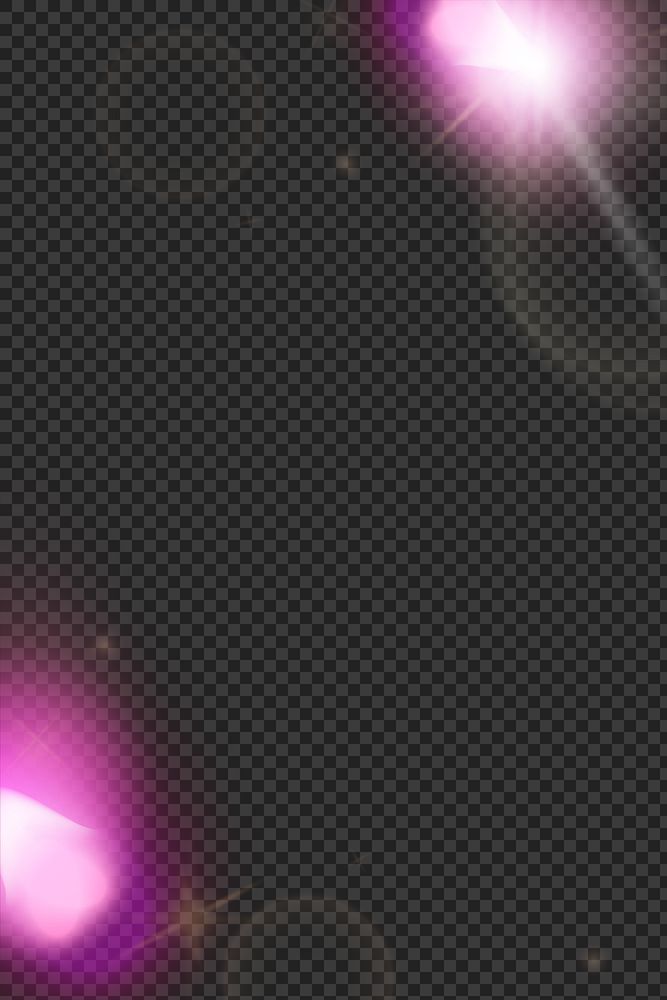Pink flare png border, light | Premium PNG - rawpixel