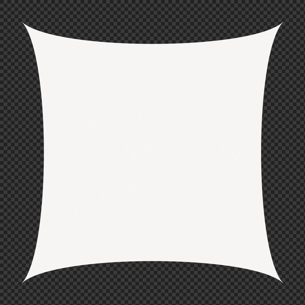Concave square png sticker, simple | Free PNG - rawpixel