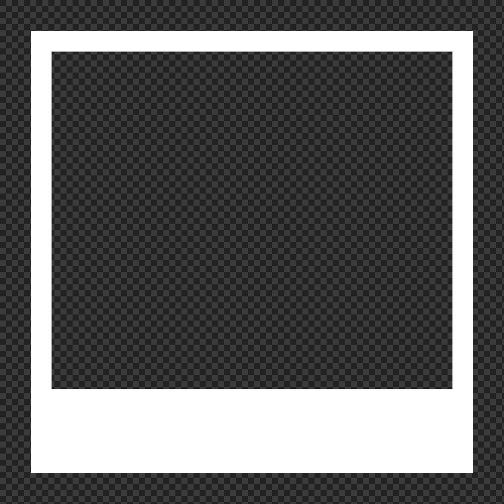 Instant photo png frame, transparent | Free PNG - rawpixel
