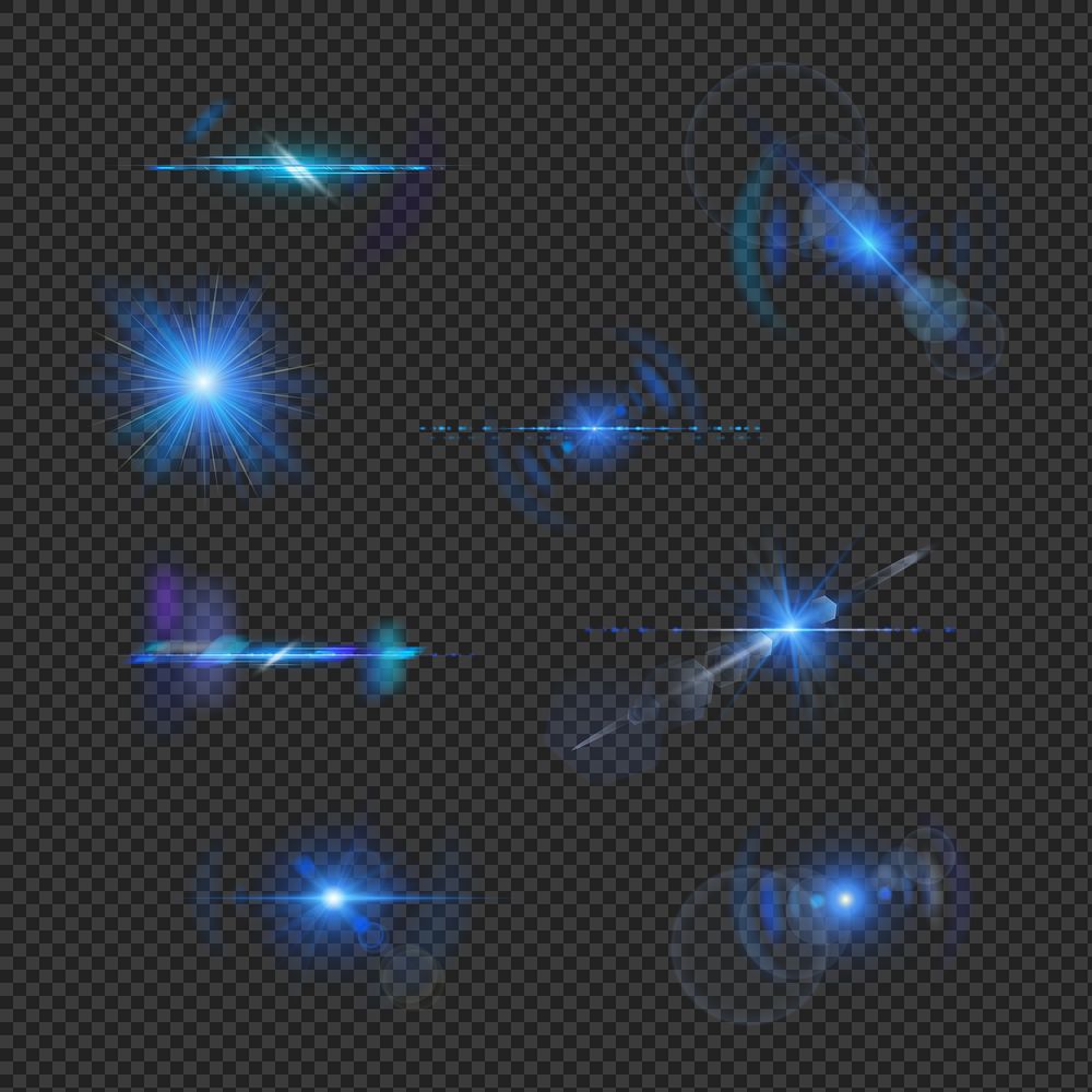 Png blue lens flare light | Free PNG Sticker - rawpixel