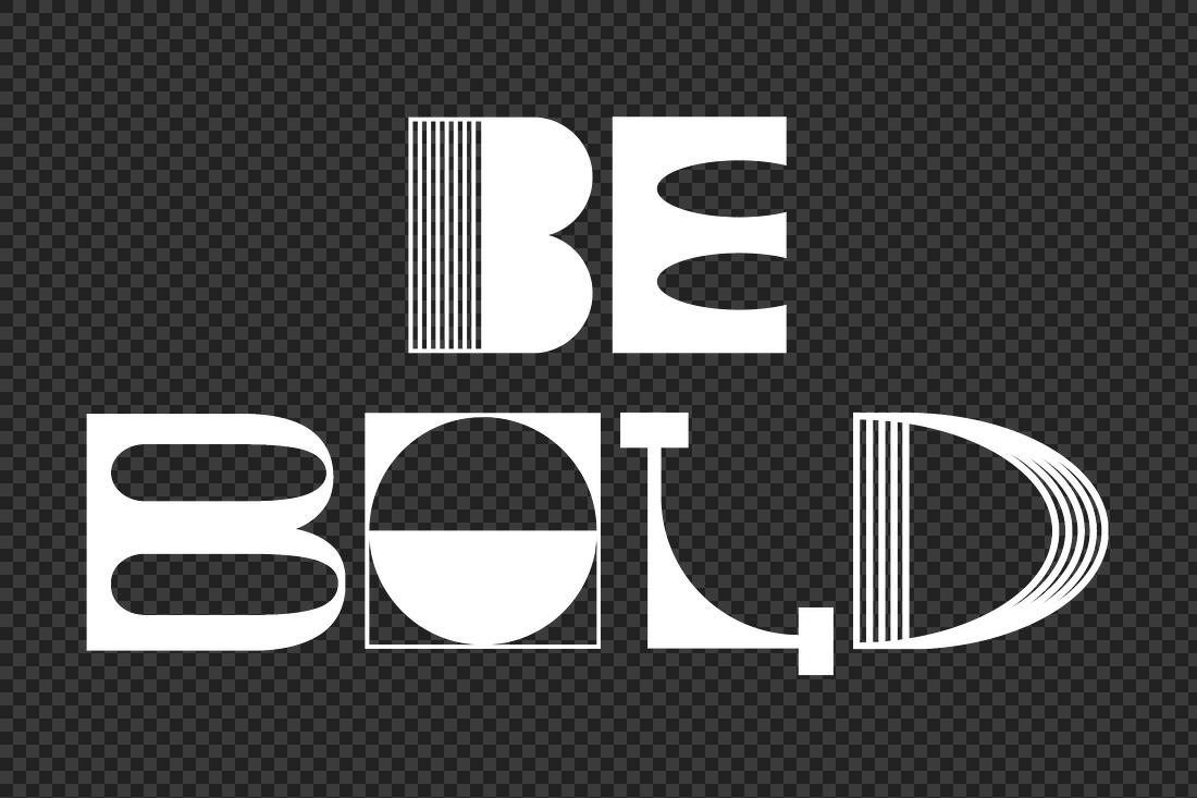 Be bold word png abstract | Free PNG - rawpixel