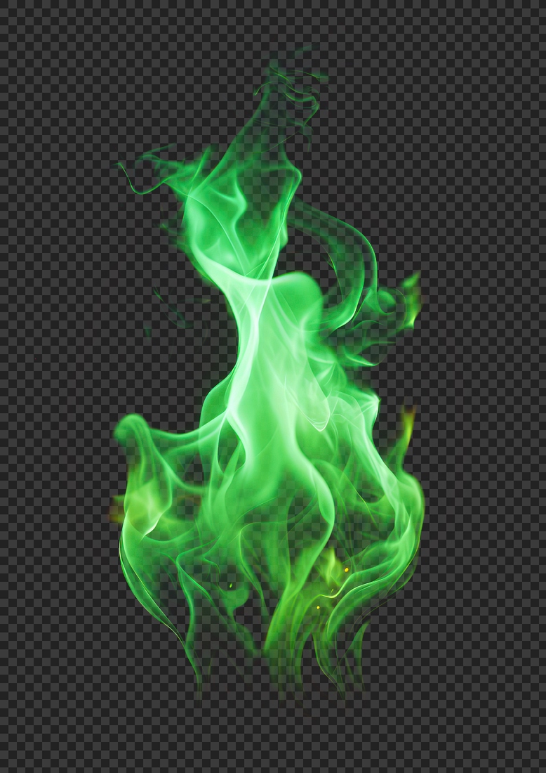 PNG Green flame accessories accessory | Free PNG - rawpixel