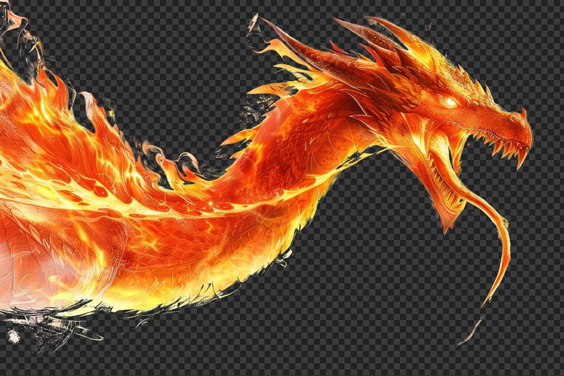 PNG Fire dragon bonfire flame | Free PNG - rawpixel