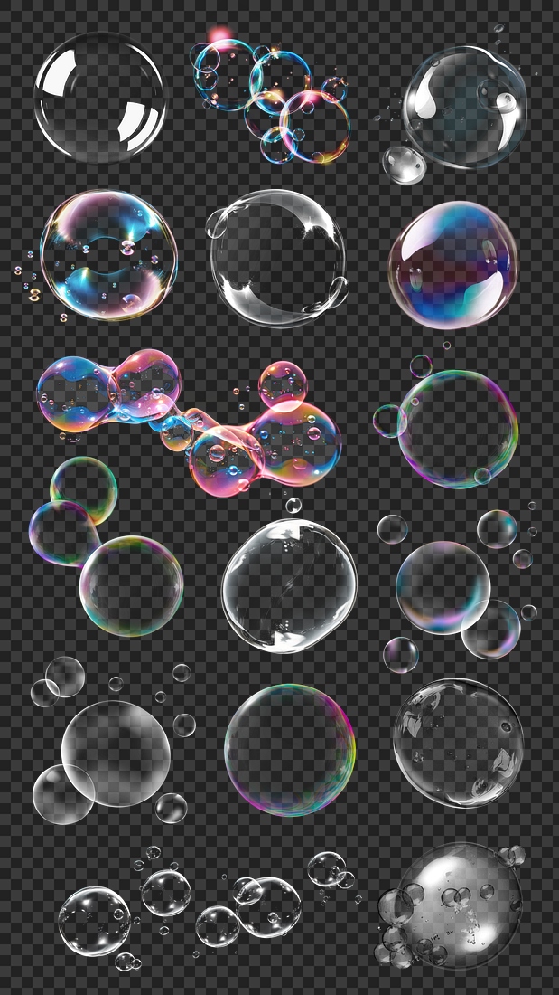 PNG bubble overlay effect element | Free PNG - rawpixel