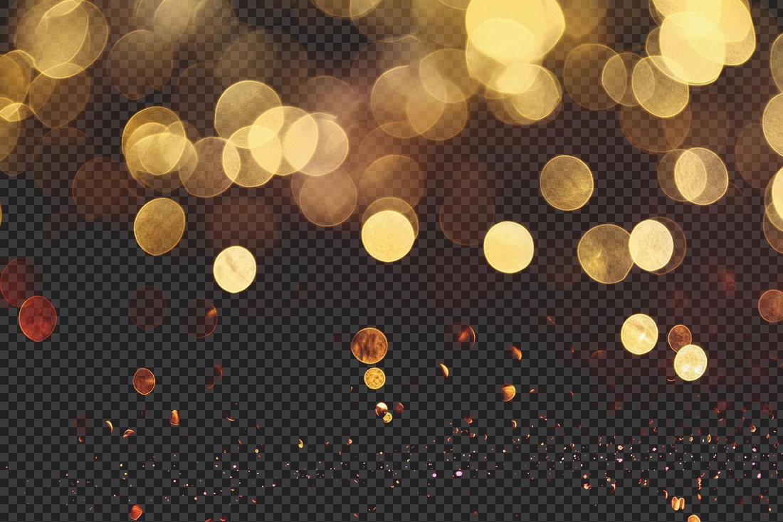 PNG Gold glitter confetti bokeh | Free PNG - rawpixel