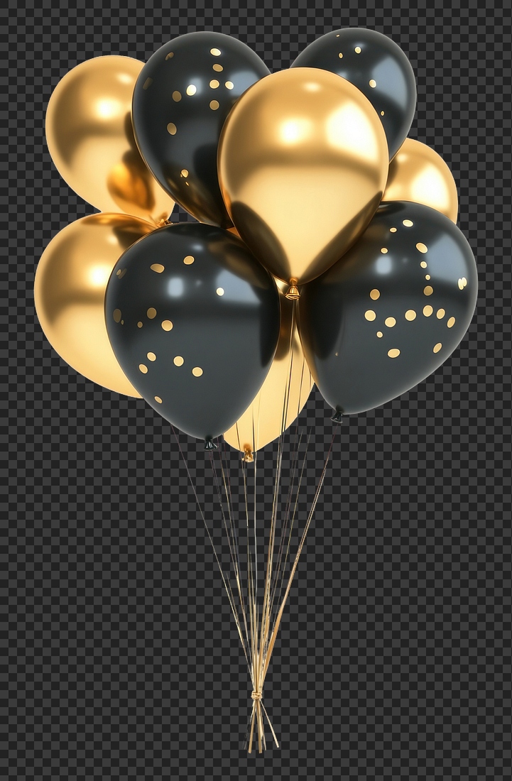 PNG Plastic gold balloons celebration | Free PNG - rawpixel