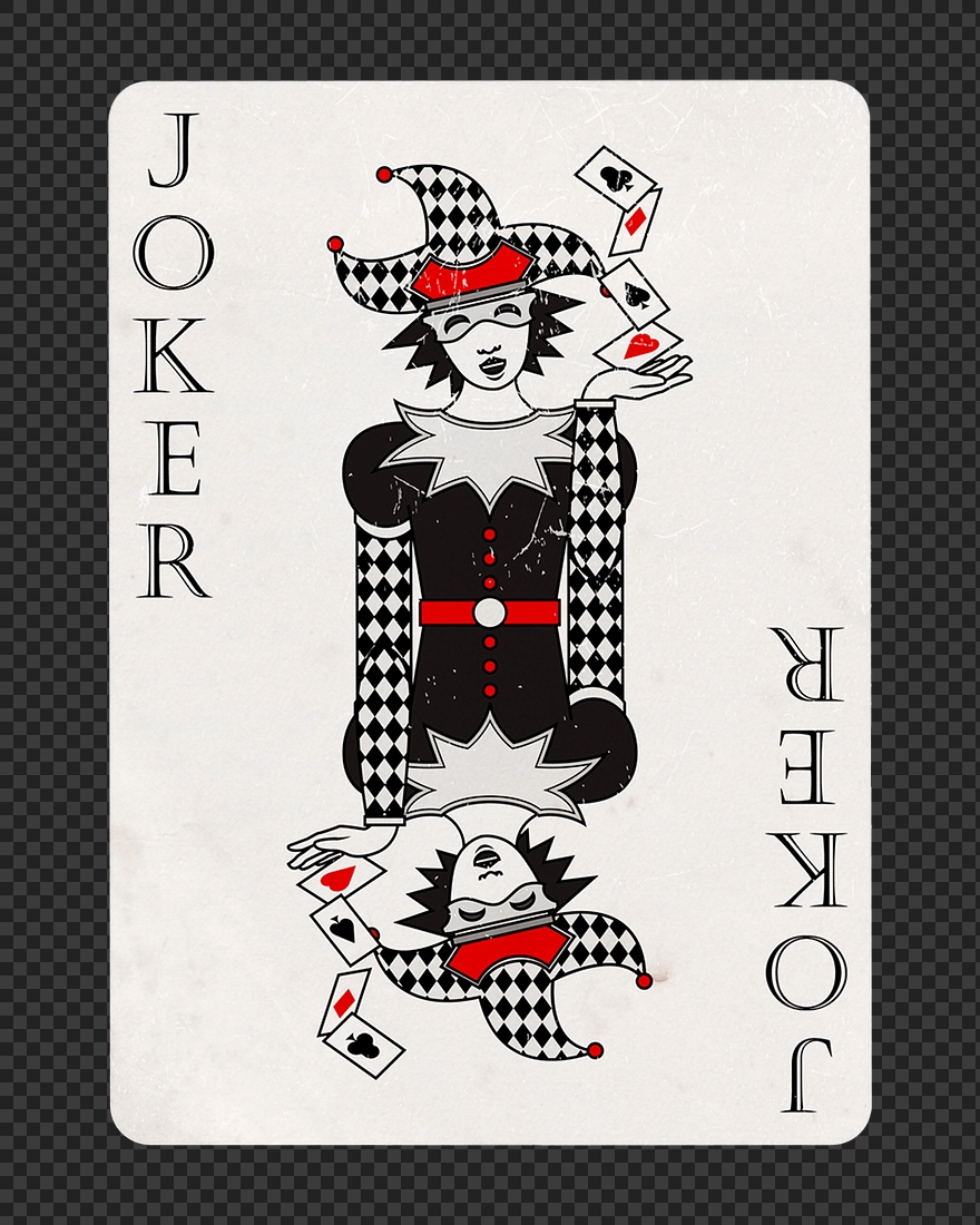 Joker card png sticker, transparent | Free PNG - rawpixel