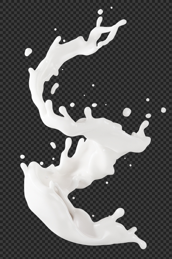PNG 3D milk splash, element | Premium PNG - rawpixel
