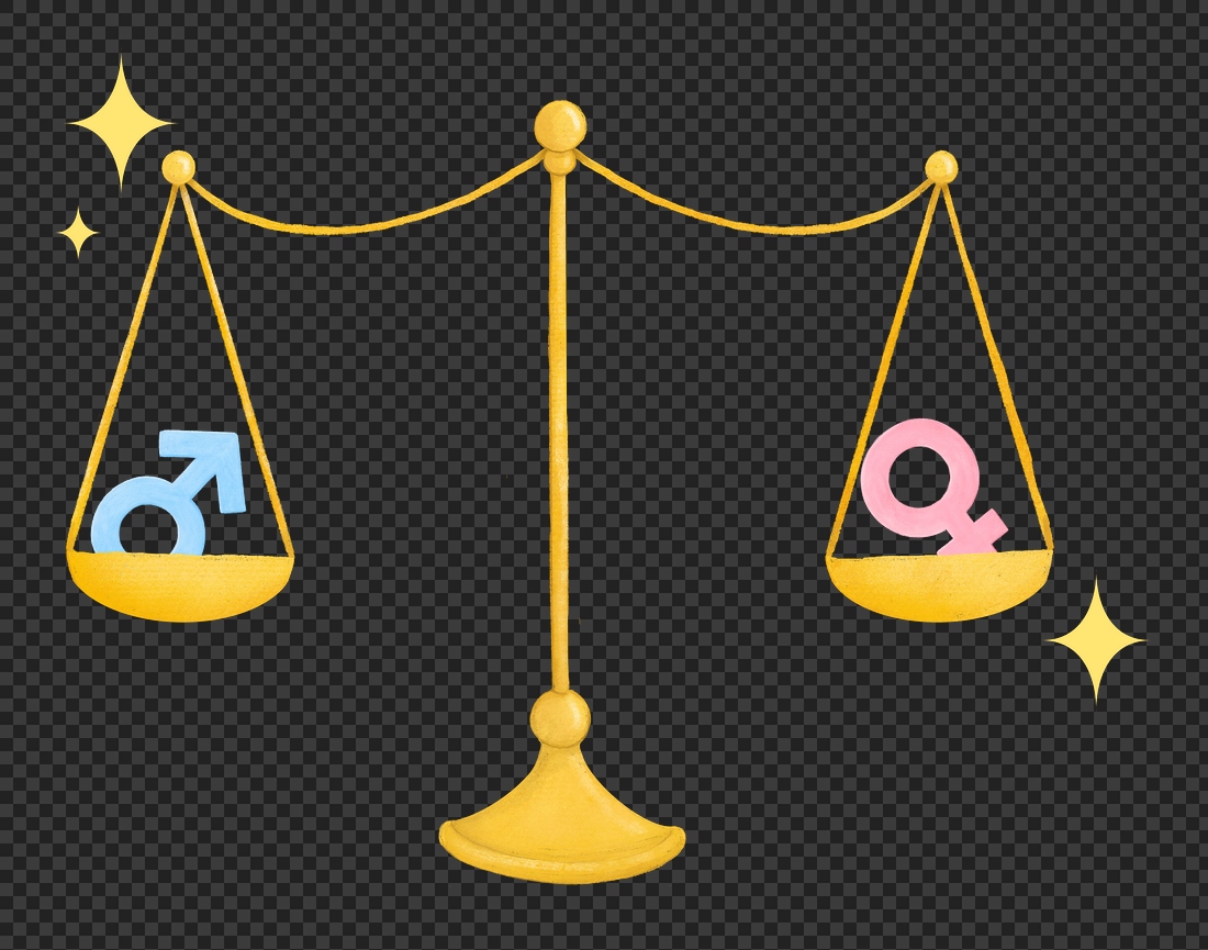 Gender equality png, aesthetic illustration, | Free PNG - rawpixel