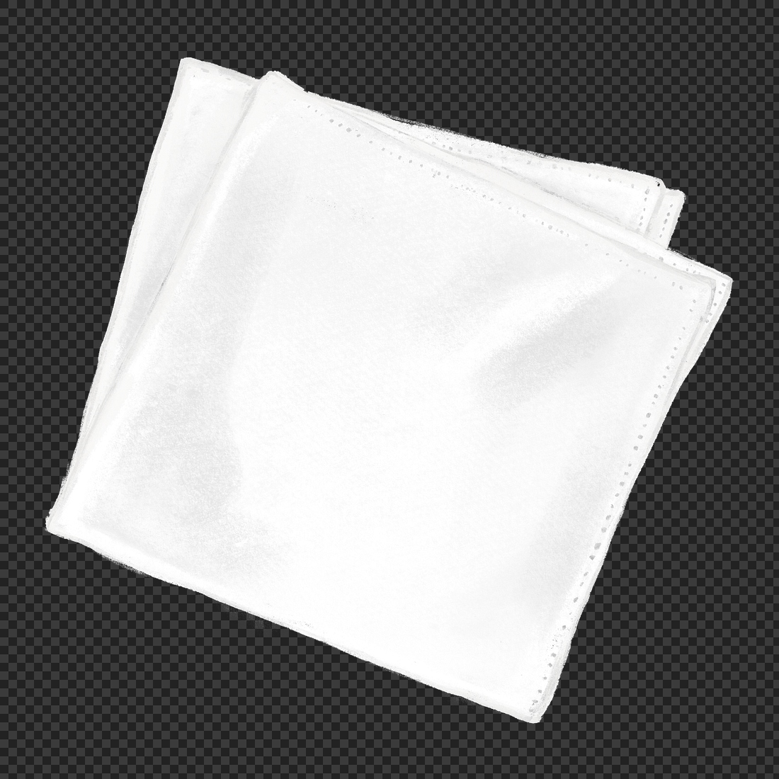 White napkin png, object illustration | Premium PNG - rawpixel