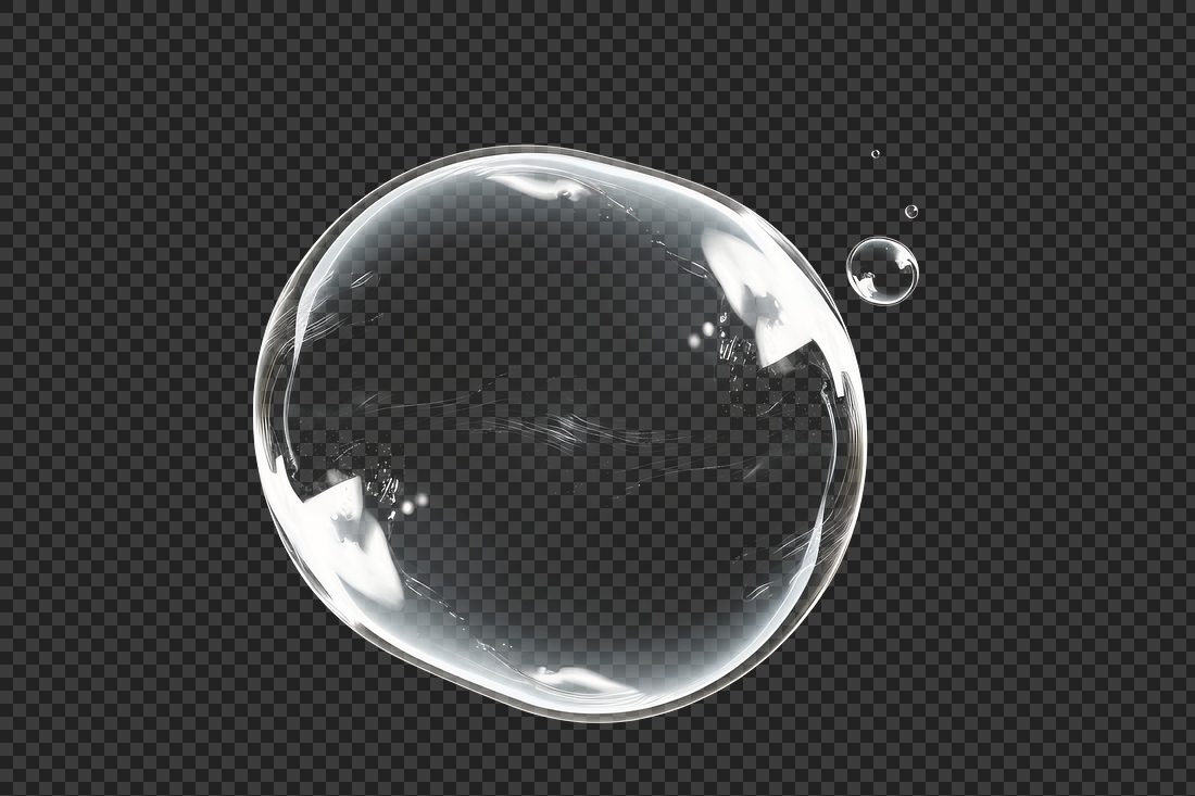 PNG isolated single bubble effect | Premium PNG - rawpixel