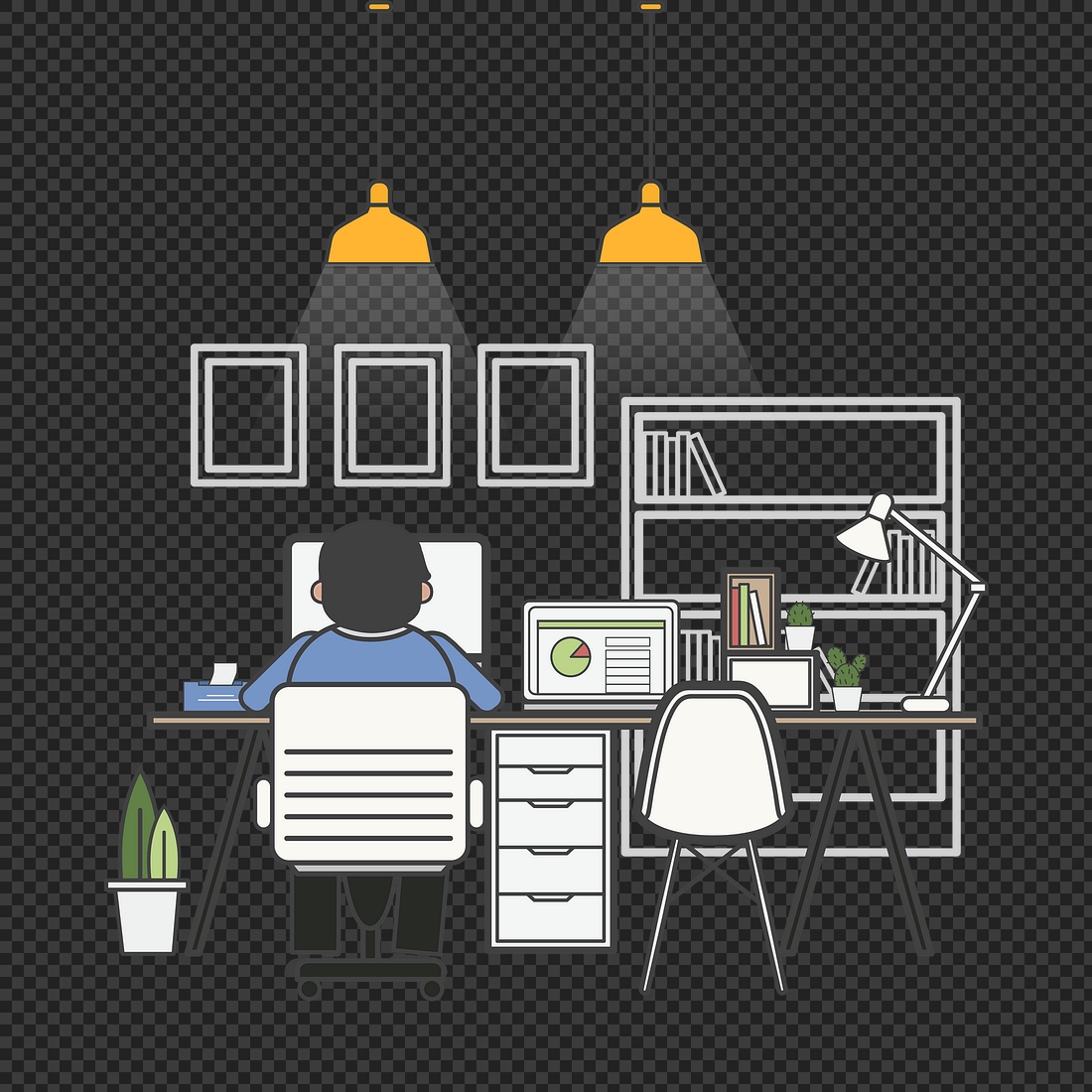 Working png illustration, transparent background | Premium PNG - rawpixel