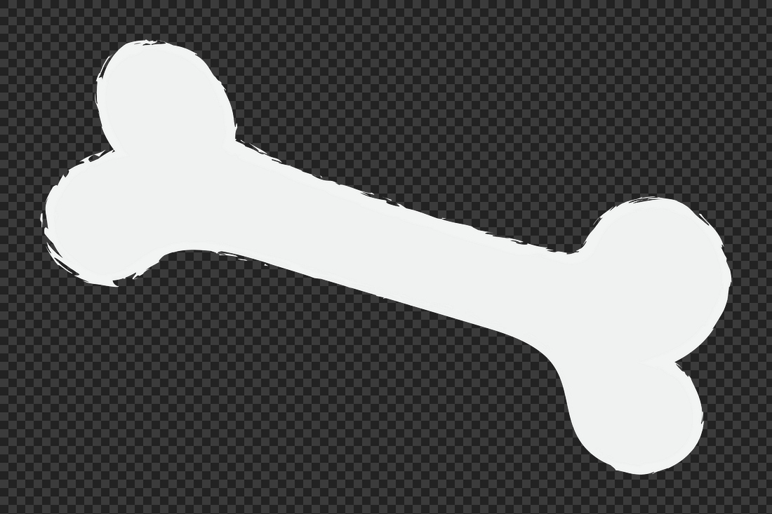 Png dog bone sticker, transparent | Premium PNG - rawpixel
