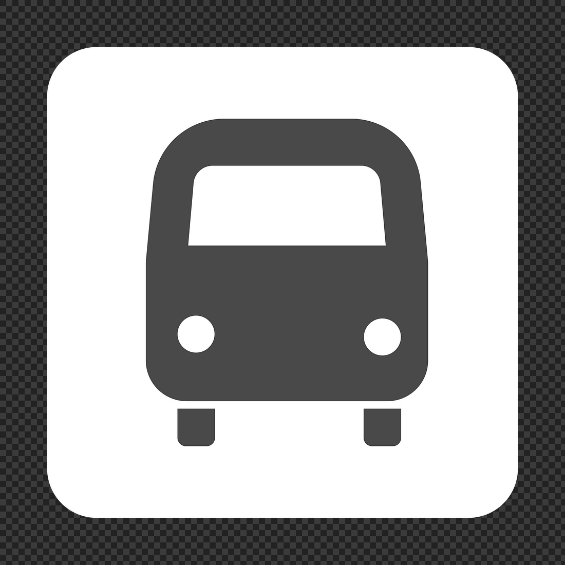 PNG shuttle bus sign icon | Premium Icons - rawpixel