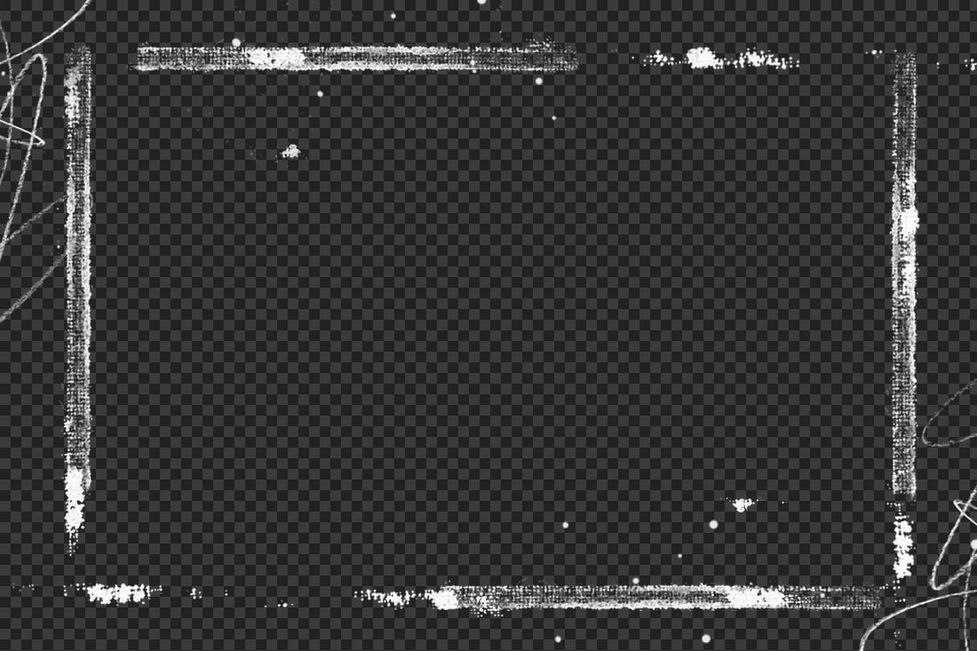 White ink frame png, transparent | Premium PNG - rawpixel