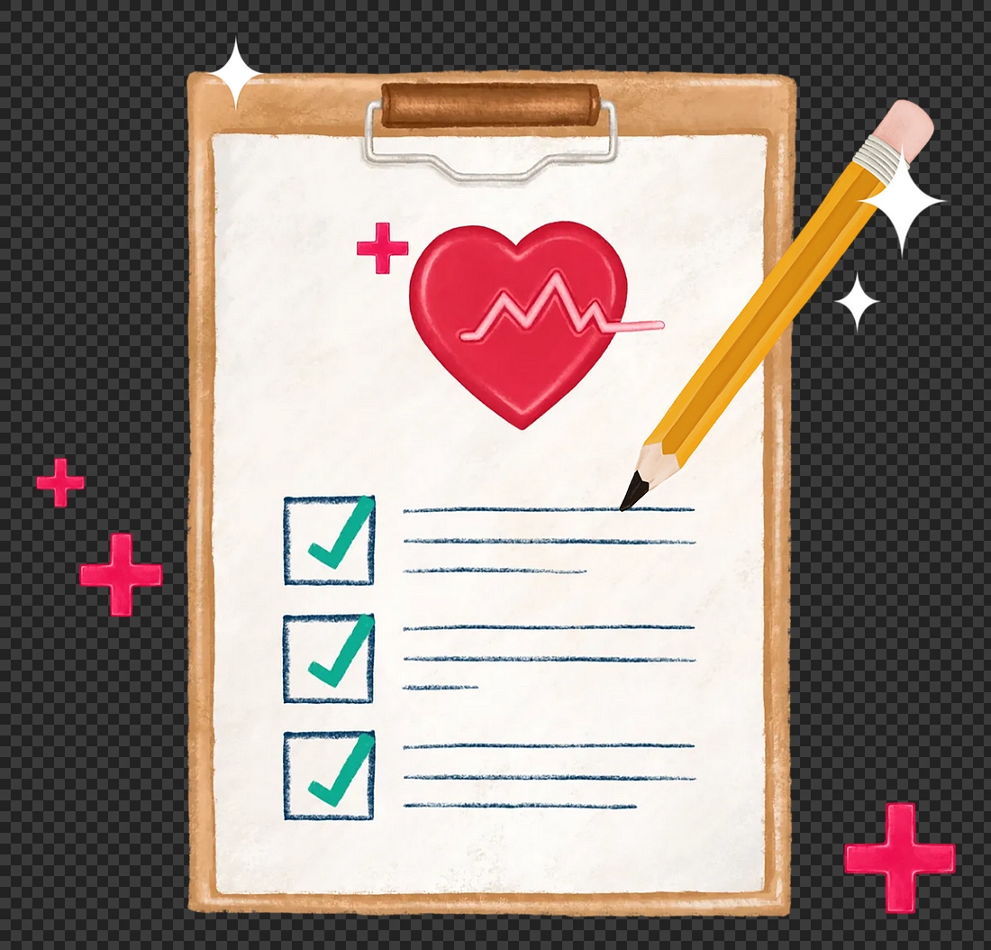 Health check-up checklist png, transparent | Premium PNG - rawpixel