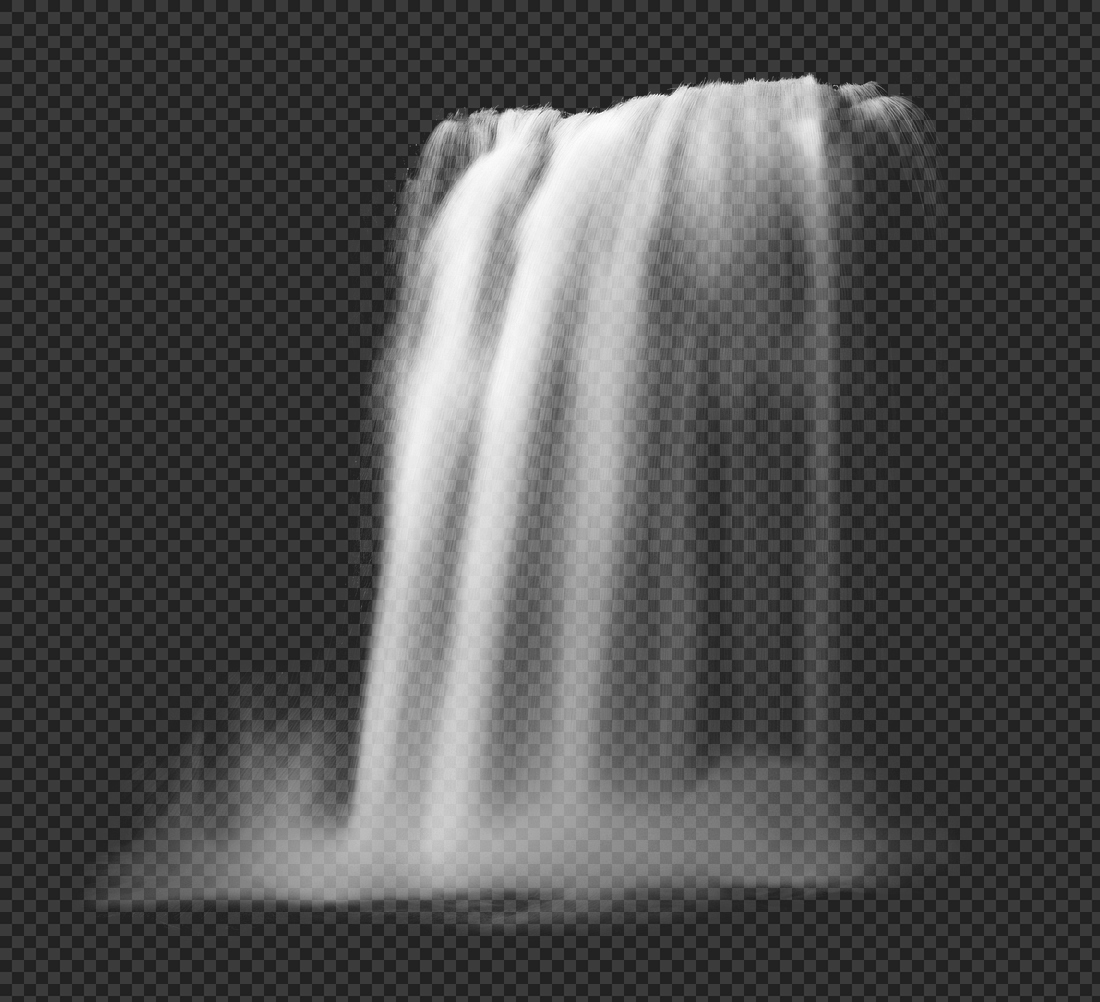 PNG Waterfall effect, transparent background. | Free PNG - rawpixel