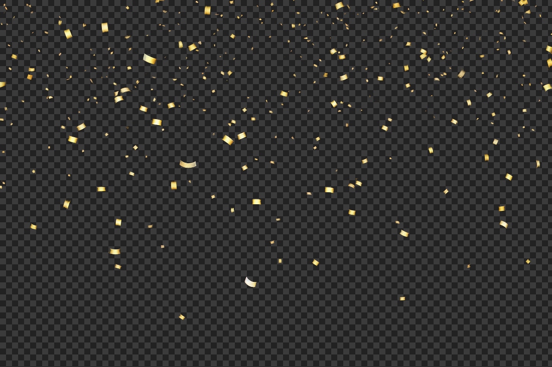 Gold confetti effect png, transparent | Free PNG - rawpixel