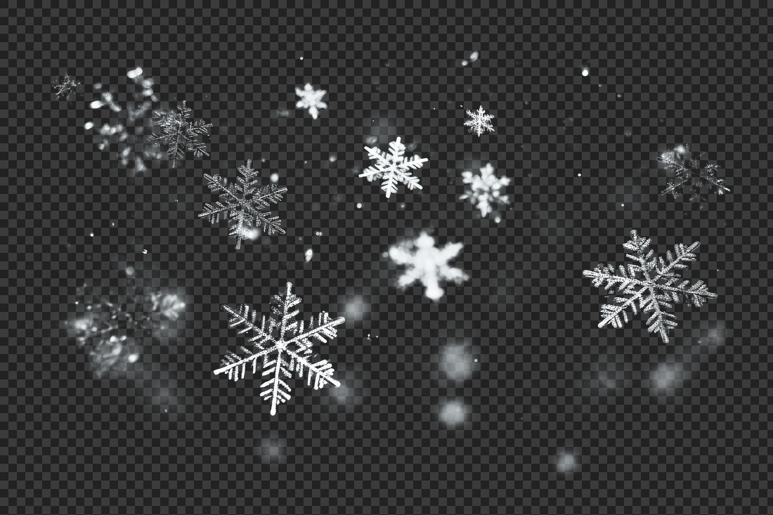 Falling snowflakes png overlay, transparent | Free PNG - rawpixel