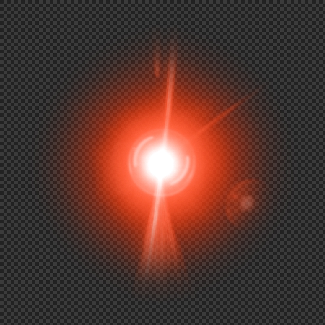 Red lens flare effect design | Premium PNG Sticker - rawpixel