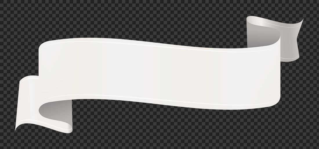 PNG Ribbon sticker, white banner | Premium PNG Sticker - rawpixel