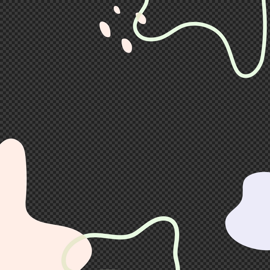 Abstract pastel png border frame, | Premium PNG - rawpixel