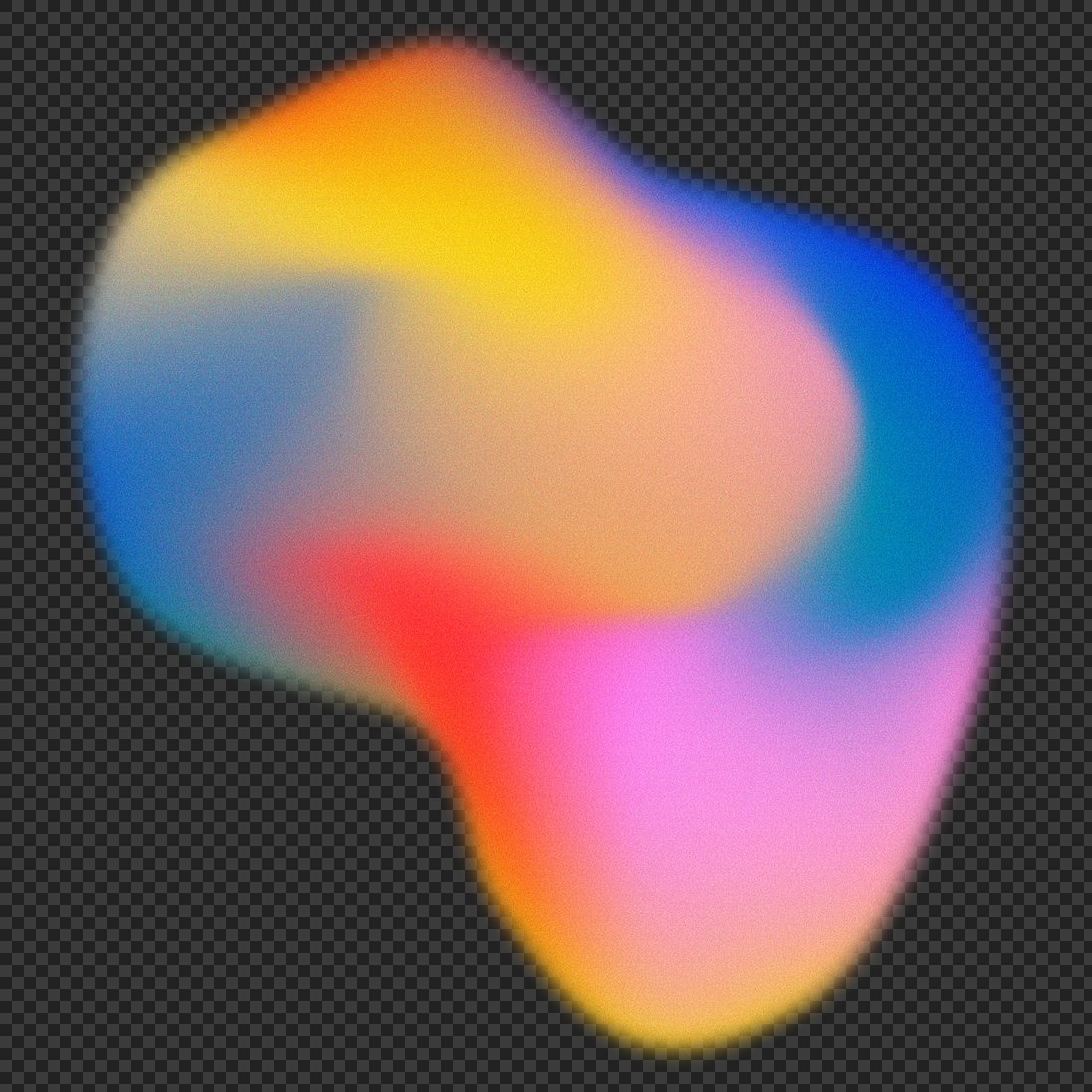 Blob shape png sticker, abstract | Premium PNG Sticker - rawpixel