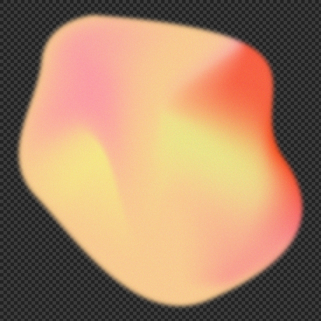 Blob shape png sticker, abstract | Premium PNG Sticker - rawpixel