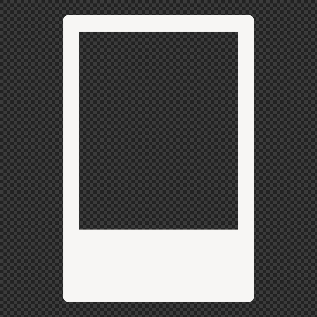 Png instant photo frame, transparent | Premium PNG Sticker - rawpixel