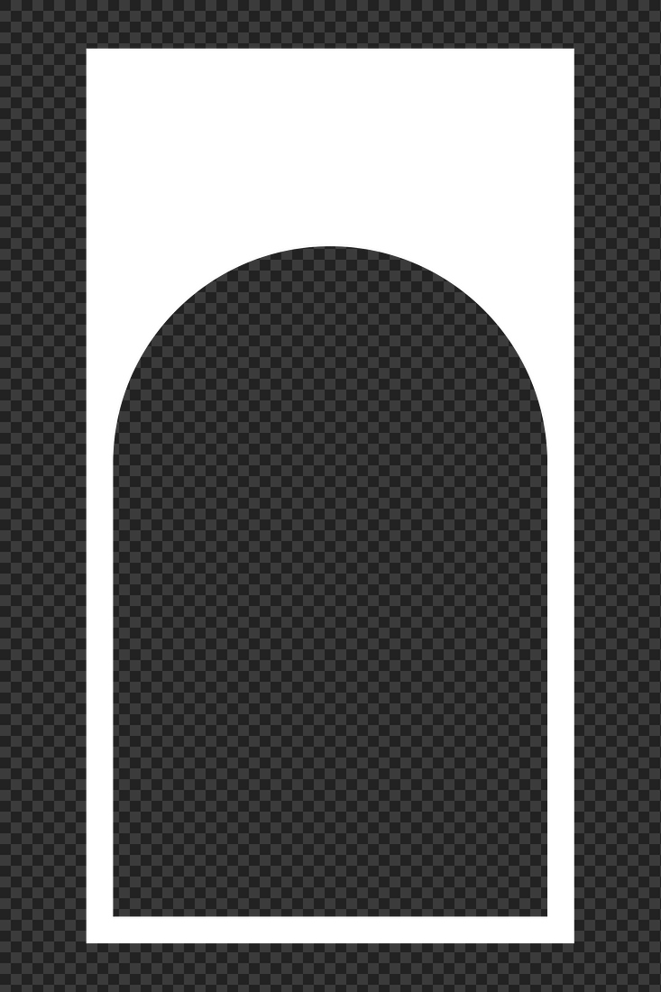Arch shape png frame, transparent | Premium PNG - rawpixel