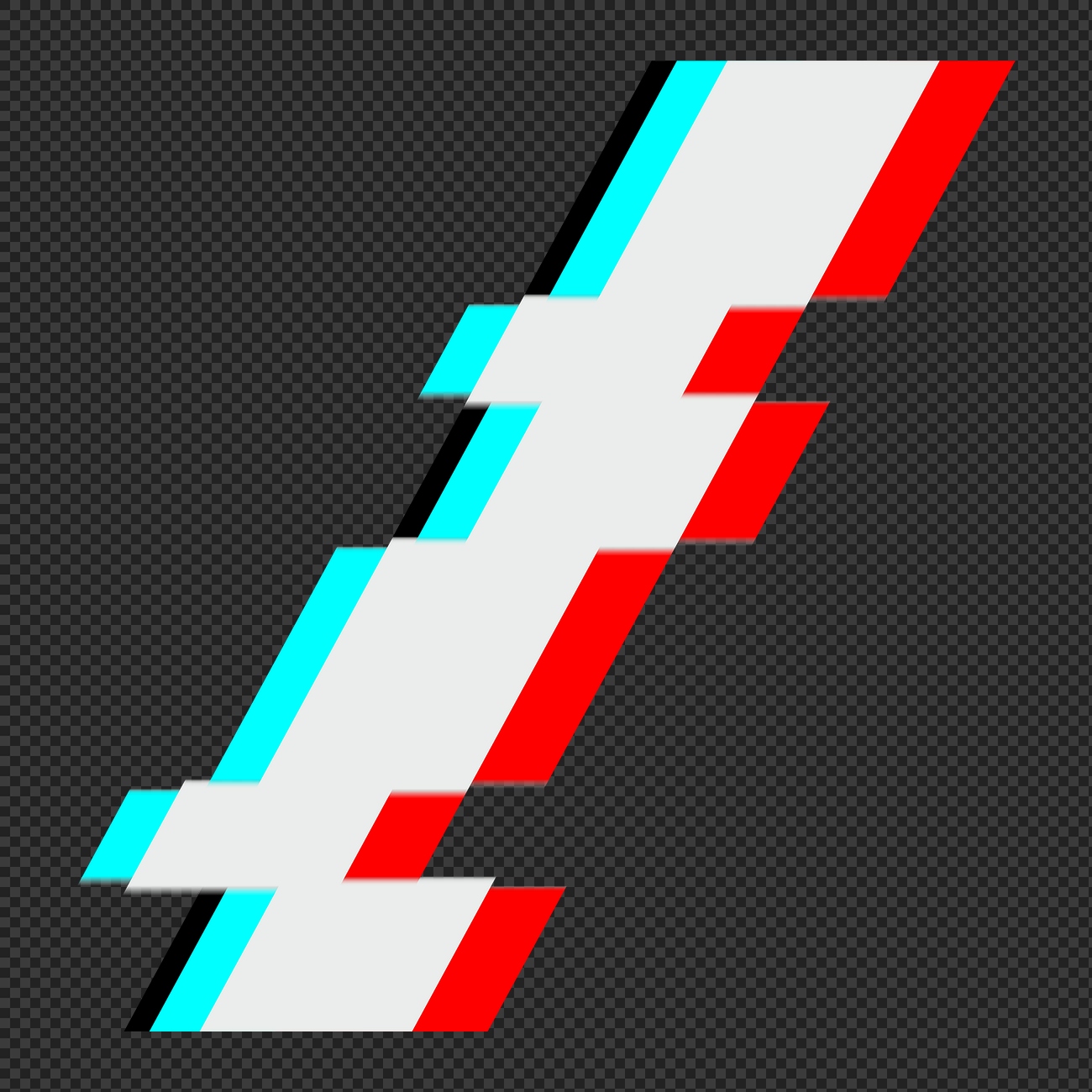 Slash png glitch sign, transparent | Free PNG - rawpixel