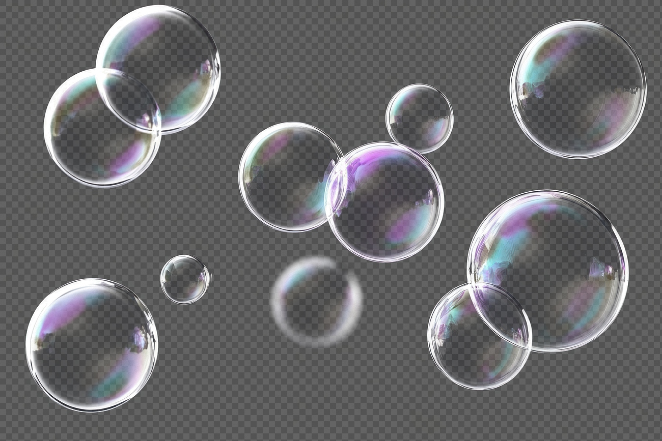 PNG group transparent rainbow bubbles | Free PNG - rawpixel