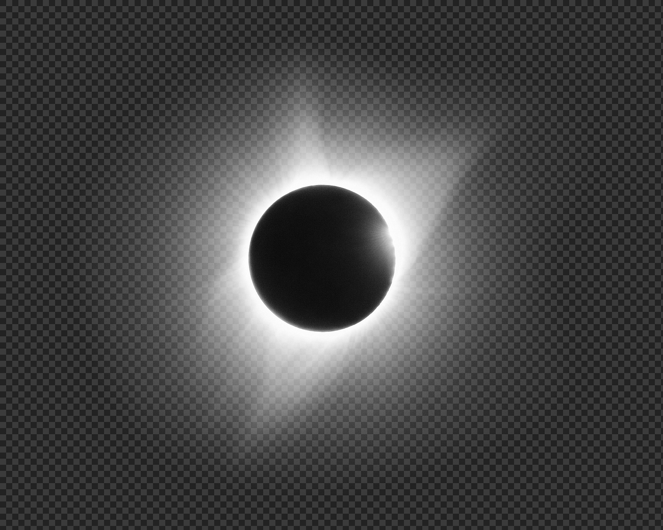 Png total solar eclipse sticker, | Free PNG - rawpixel