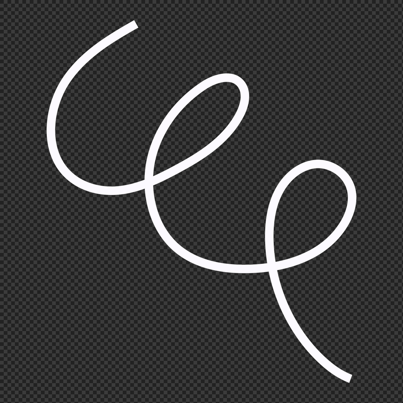 White squiggle png abstract shape | Premium PNG - rawpixel