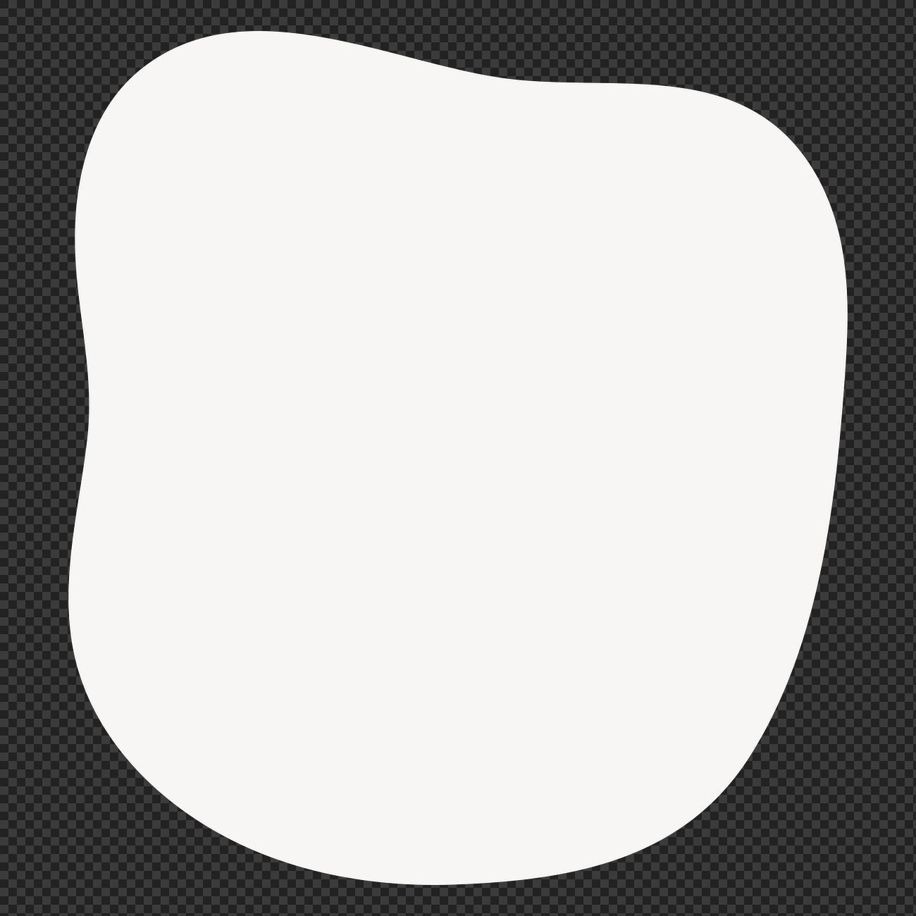 PNG white organic shape transparent | Premium PNG - rawpixel