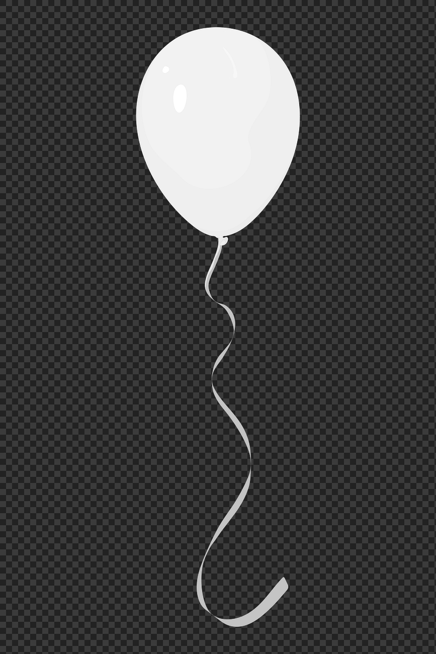 White balloon png, transparent background | Premium PNG - rawpixel