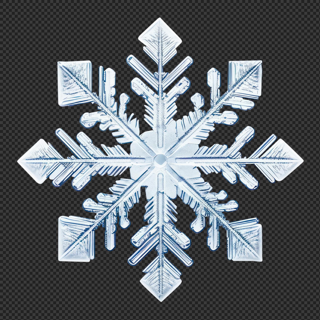 PNG Snowflake winter white transparent | Premium PNG - rawpixel